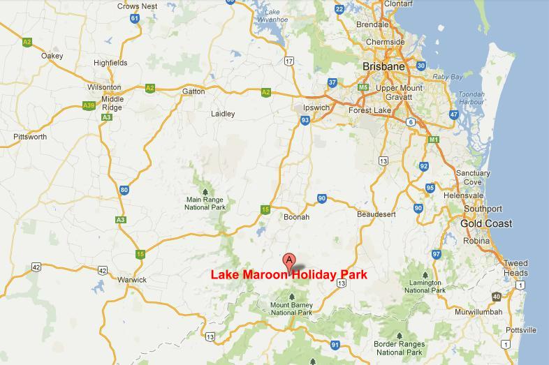 campertrailers weekend meet at Lake Maroon Holiday Park